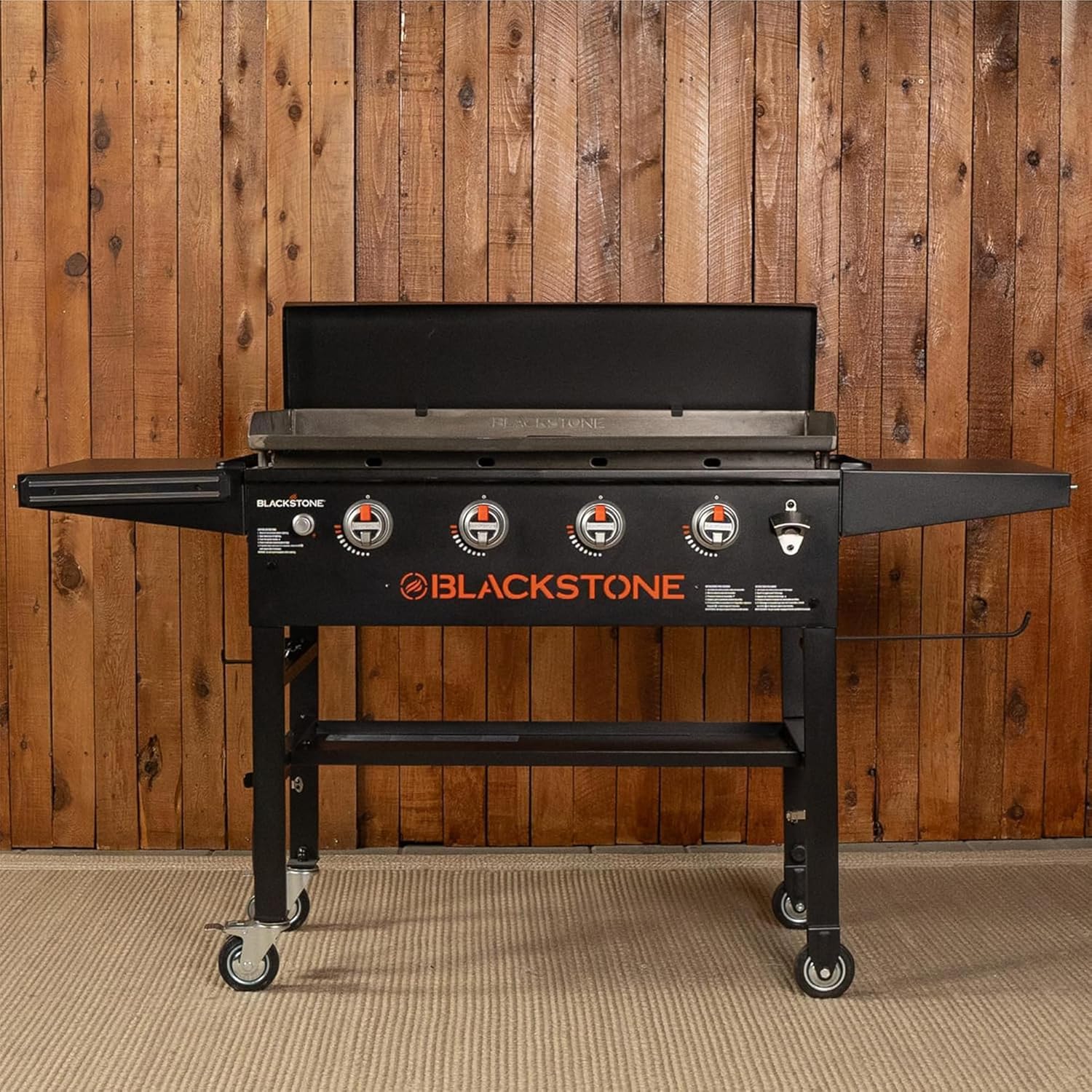 Blackstone 36 Inch Outdoor Gas Griddle with Hard Cover and Folding ...