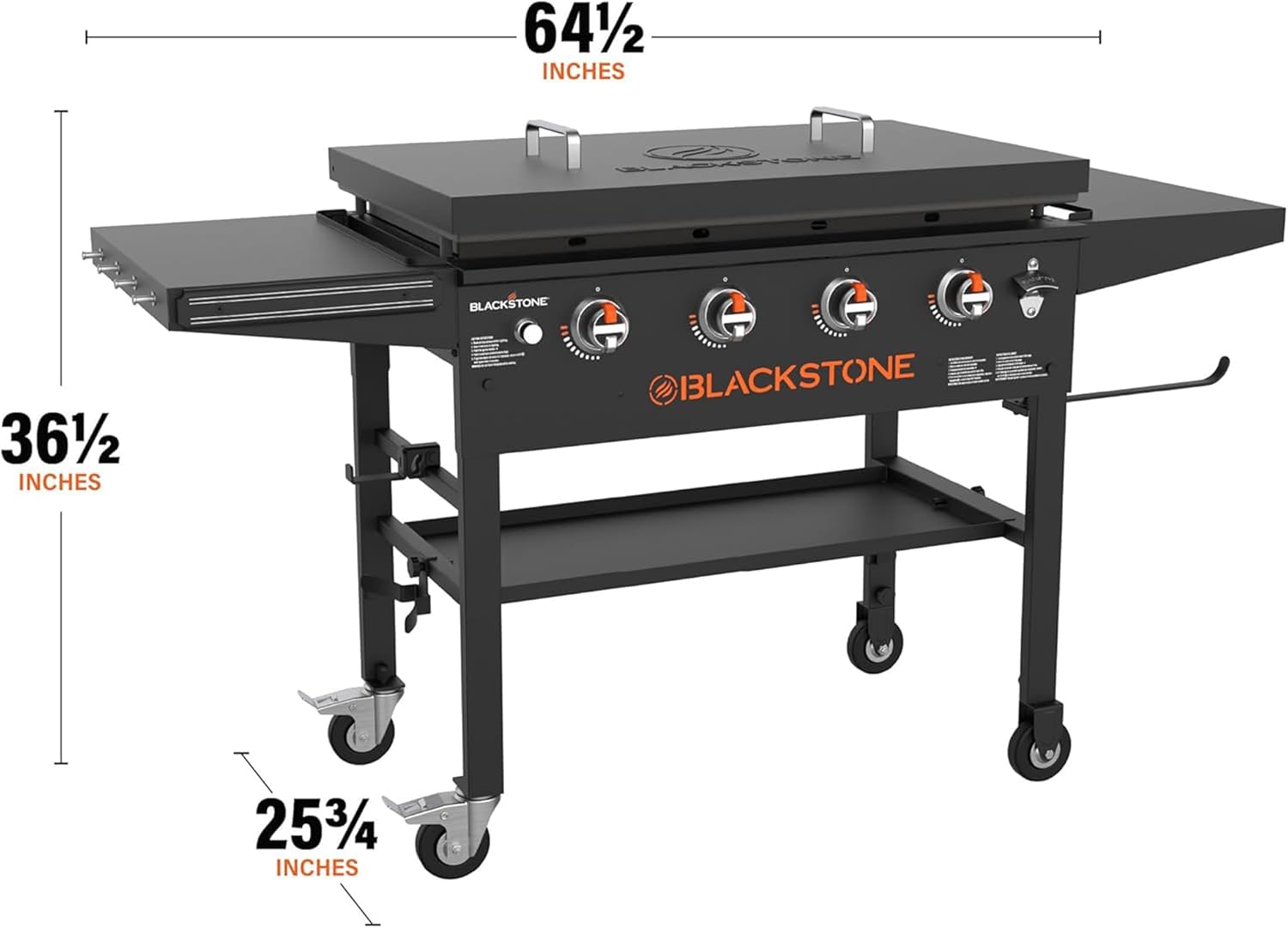 Blackstone 36 Inch Outdoor Gas Griddle with Hard Cover and Folding ...