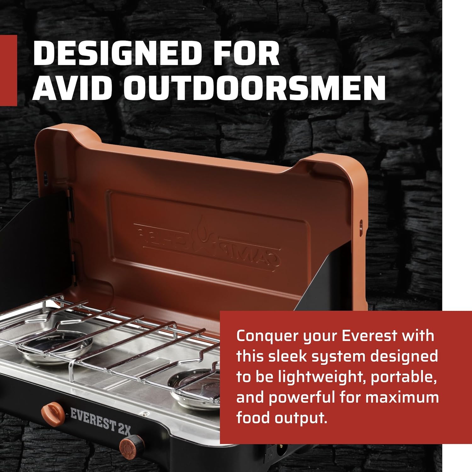 Camp Chef Mountain Series Everest 2X High Output Two-Burner Camp Stove ...