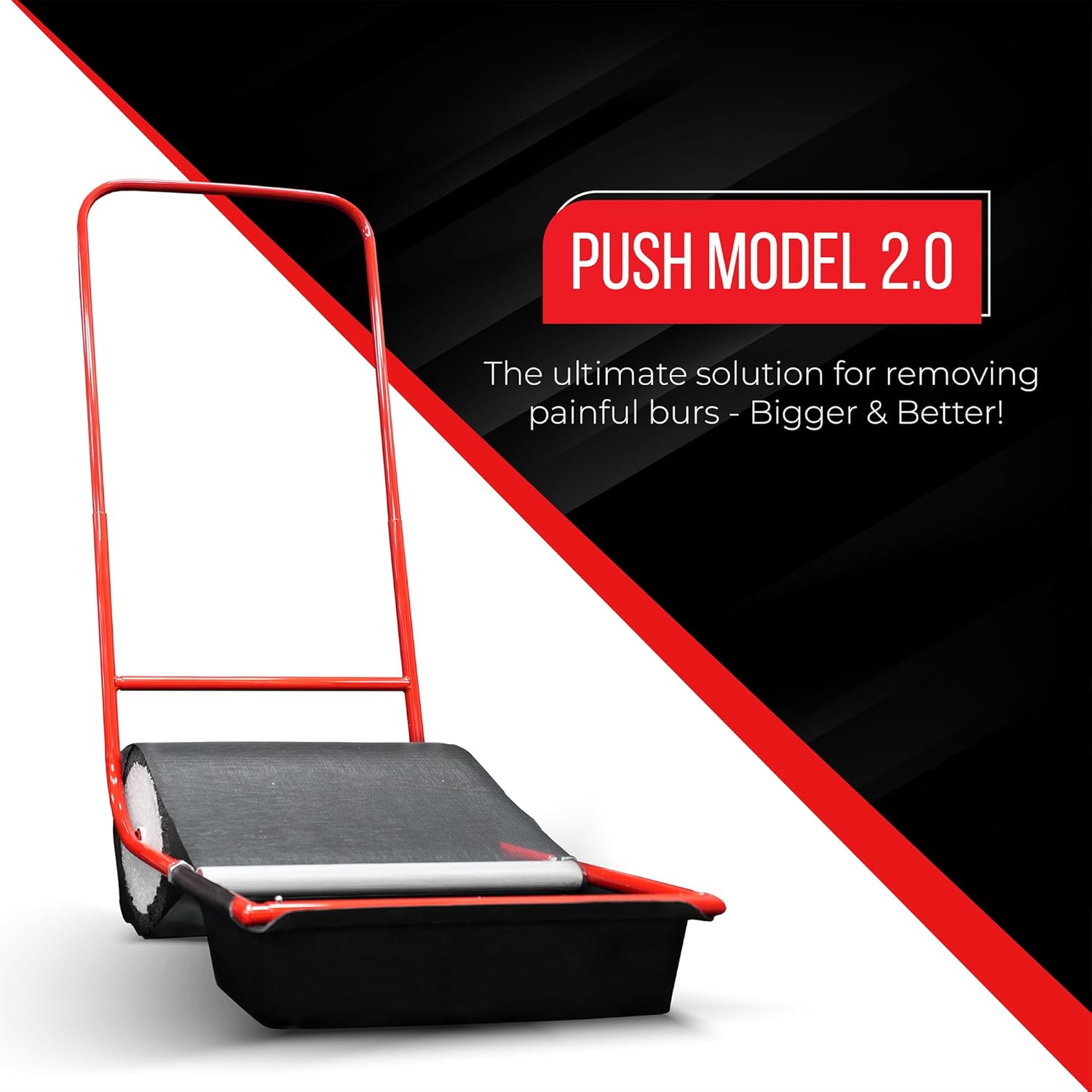 X-Large Sticker Burr Roller Remover Yard Tool, 18″, Push Model 2.0 – functy