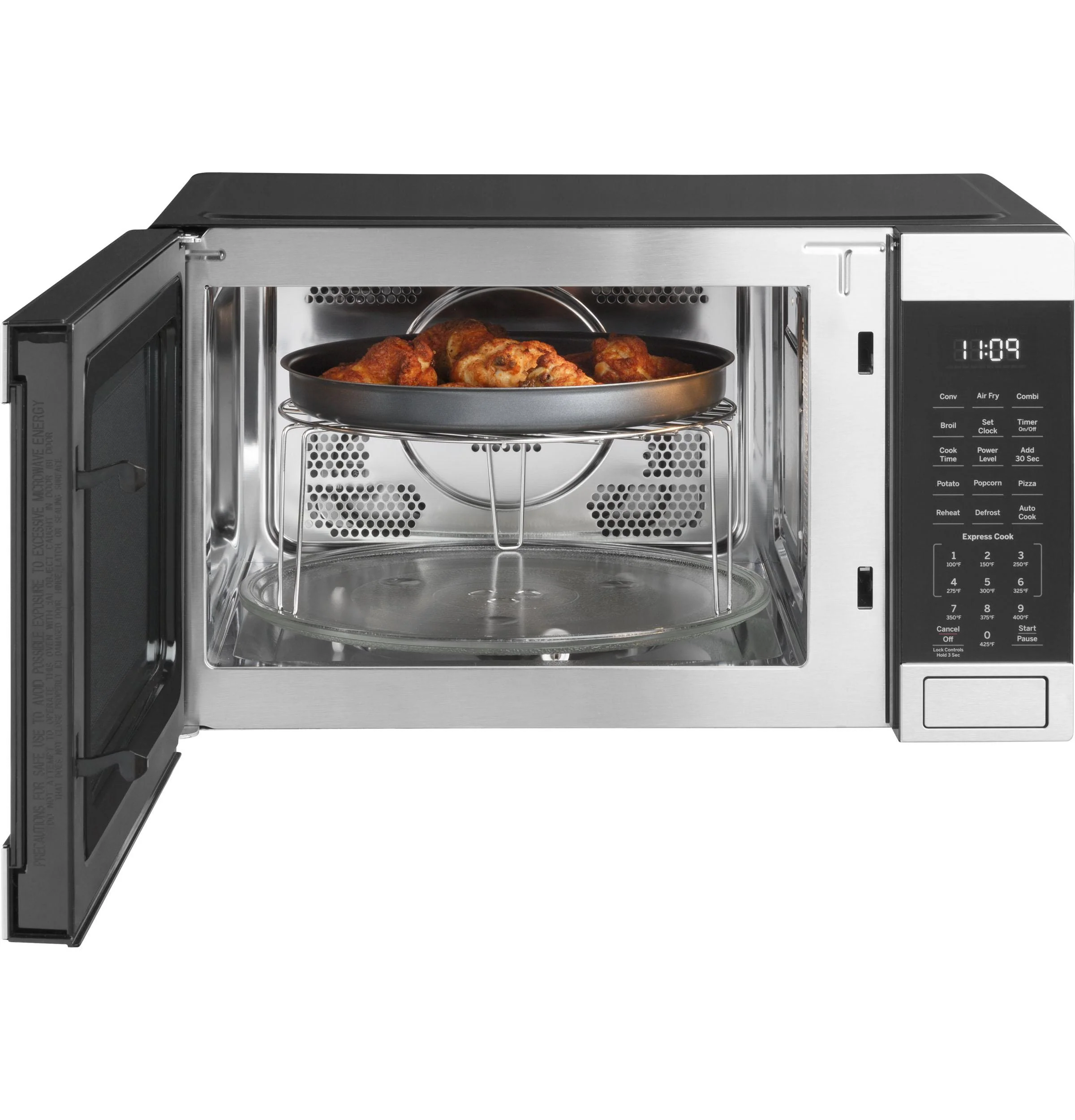 Ge Appliances JES1109RRSS Ge® 1.0 Cu. Ft. Capacity Countertop ...