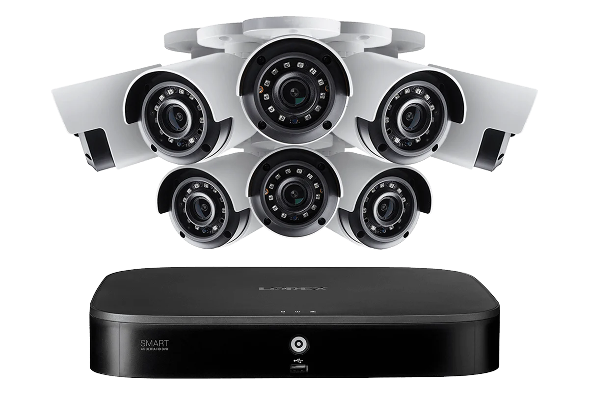 4K Ultra HD 8-Channel Security System with Eight 4K (8MP) Cameras ...