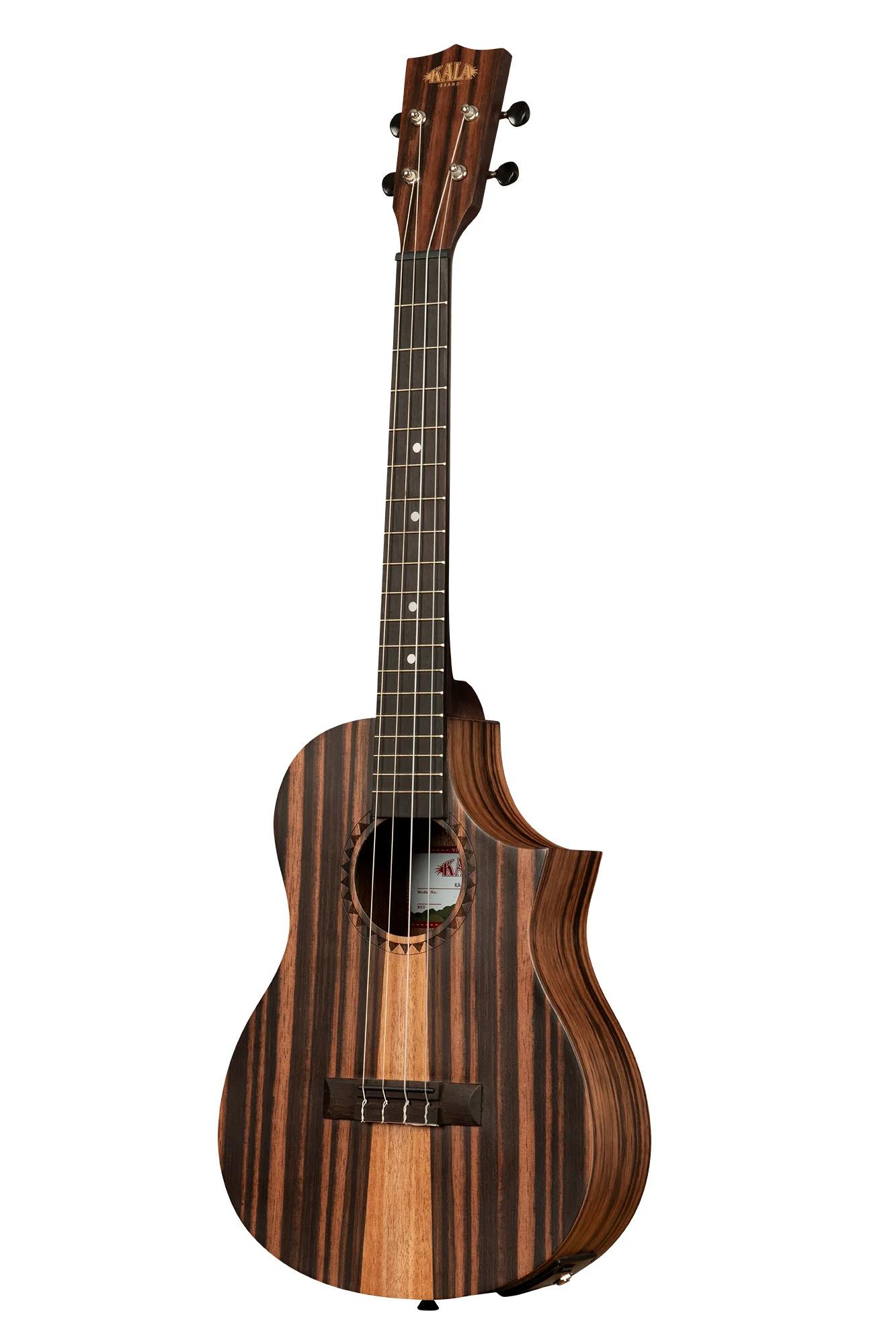 Amara Tri-Top Baritone Ukulele w/ Cutaway & EQ – kladsc