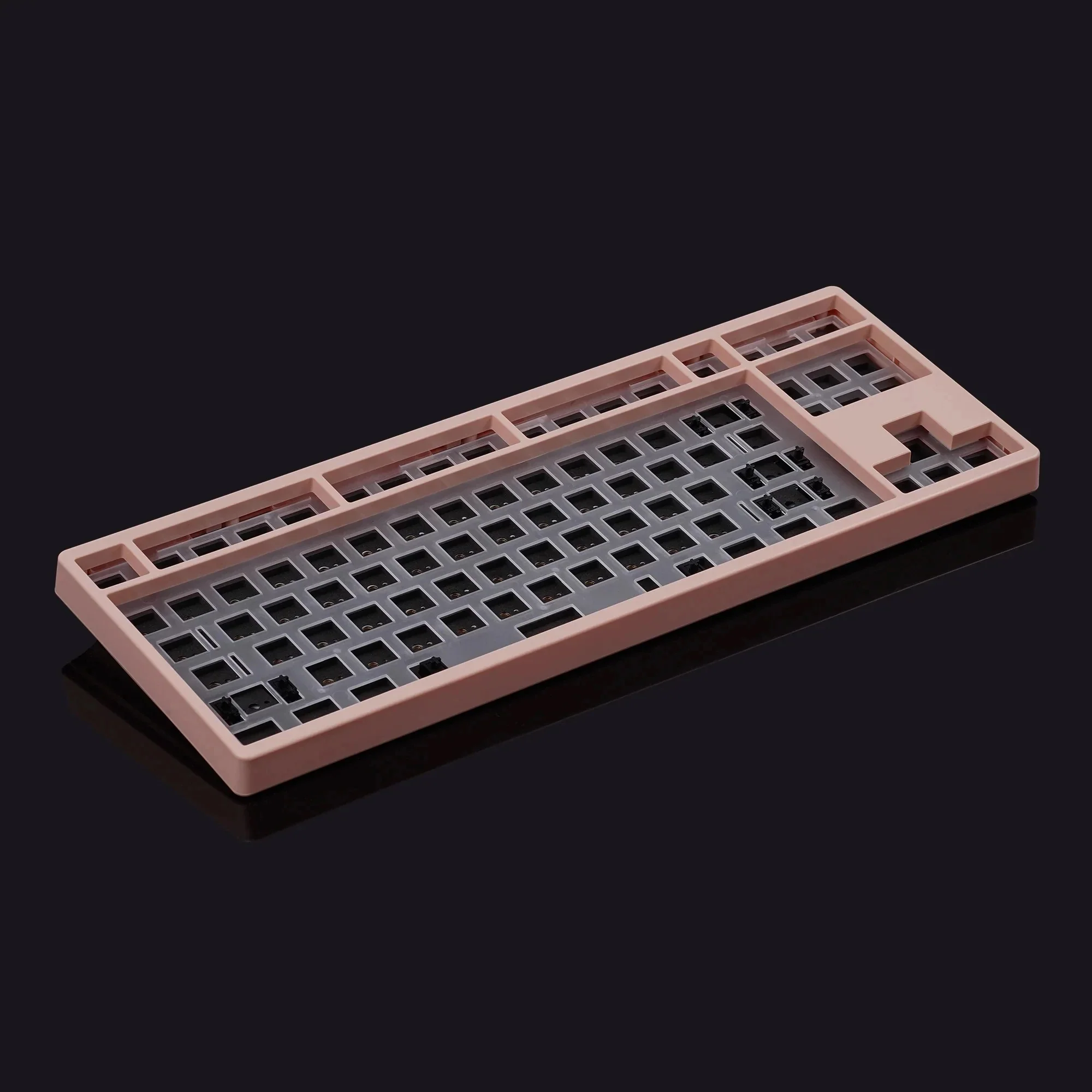 KBDFans Tiger Lite Pink Barebones RGB TKL Hotswap DIY Keyboard Kit ...