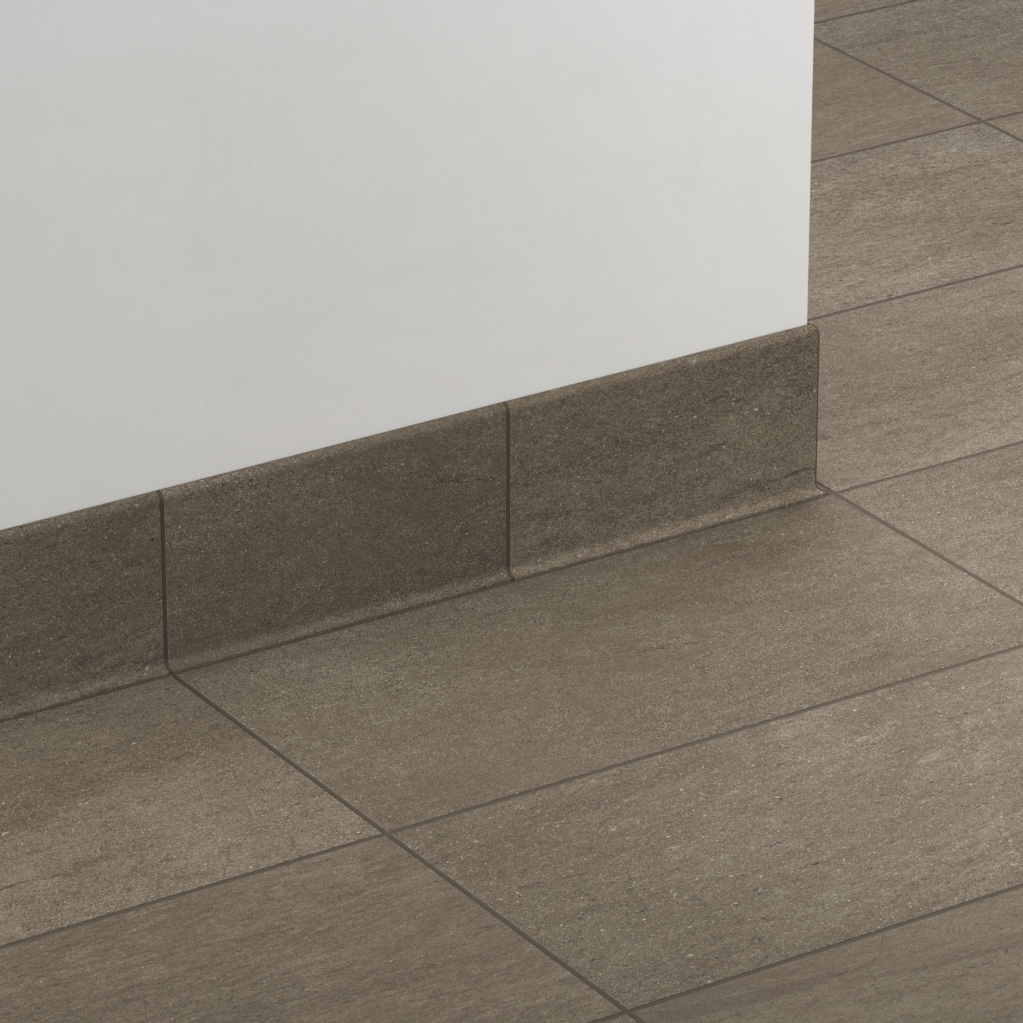 Brody 6×12 Matte Porcelain Cove Base Tile in Smoke – ewrmrin