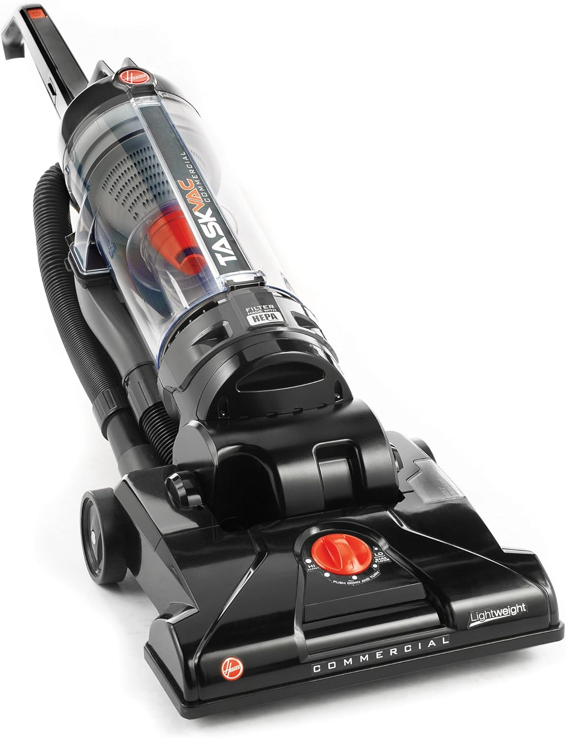 Hoover TaskVac Upright Vacuum Bagless HEPA 15lb 35ft Cord CH53010 Black ...