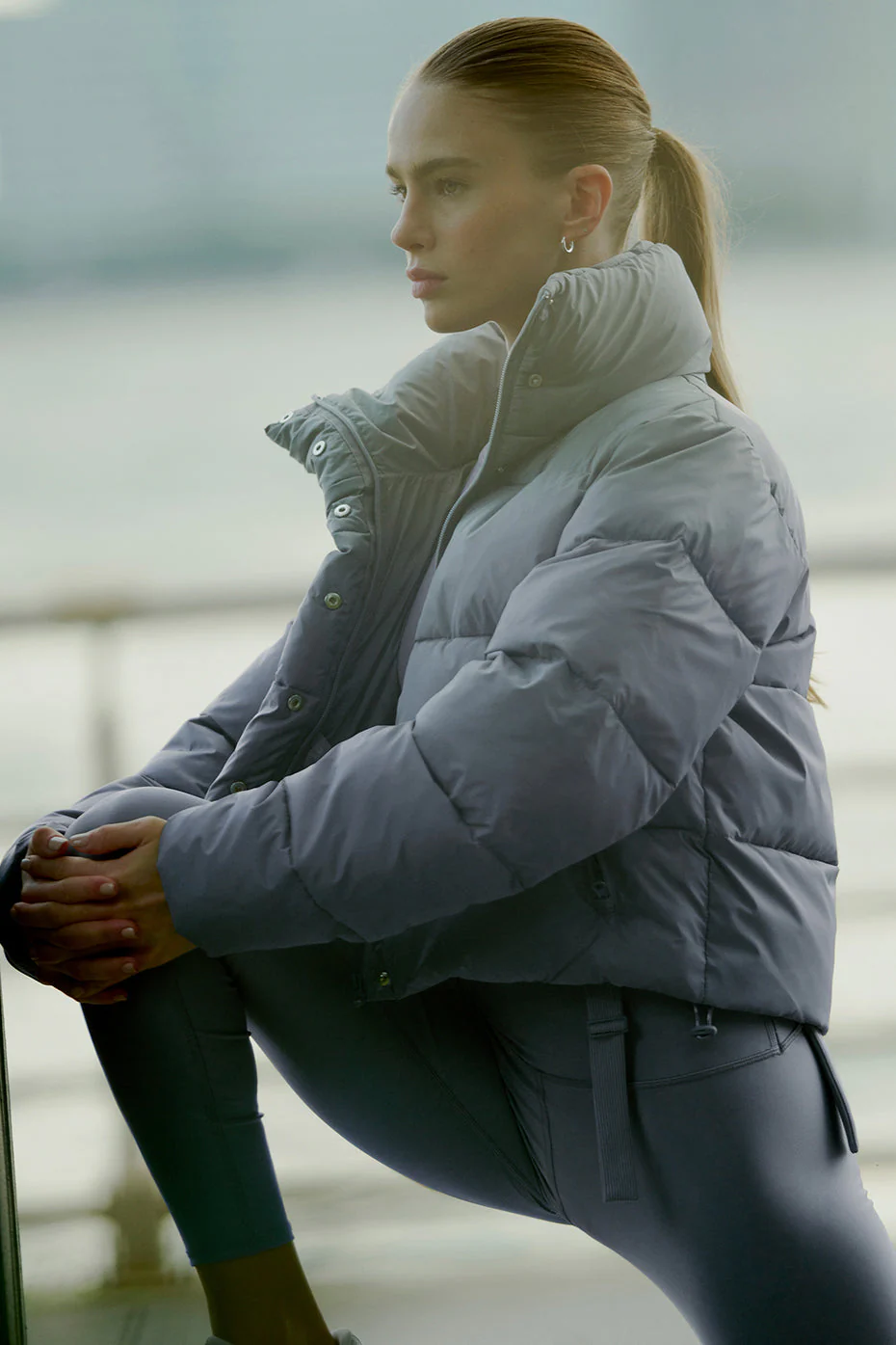 Gold Rush Puffer – Steel Grey – alog