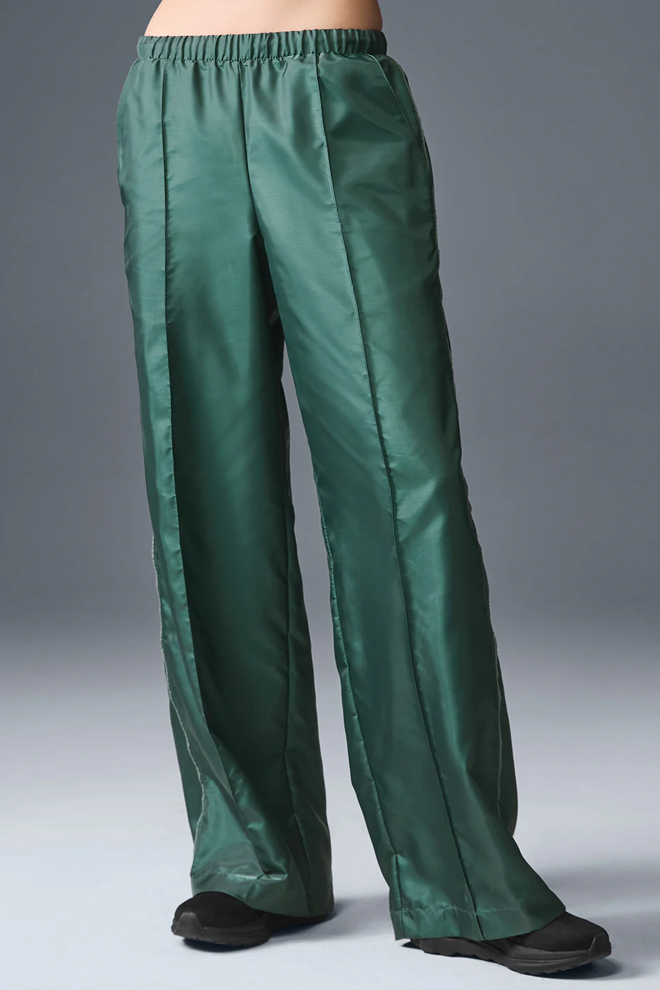 Afterglow Wide Leg Track Pant – Winter Ivy – alog