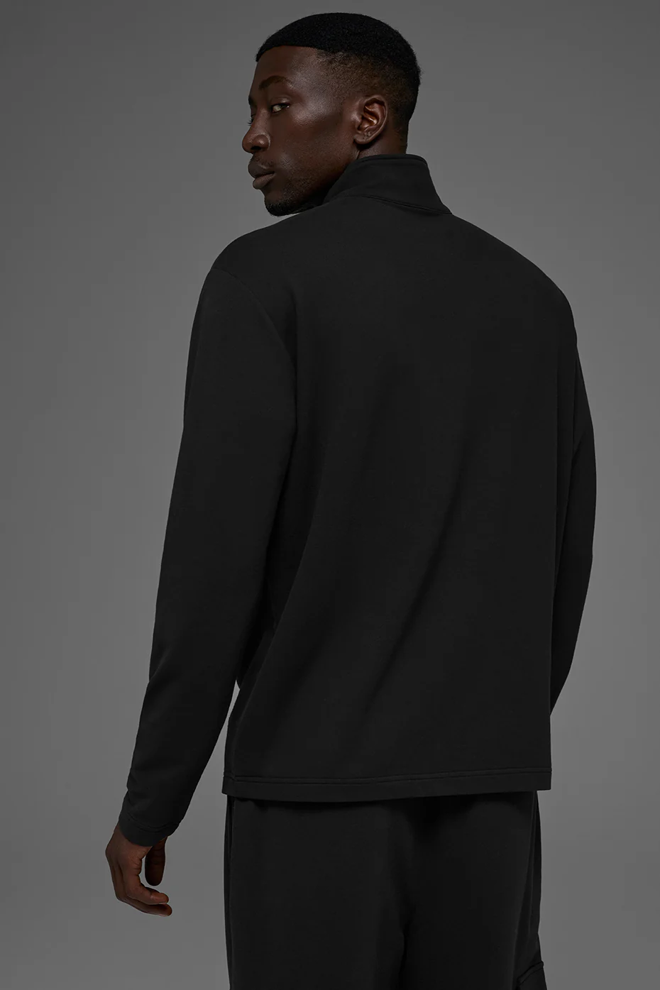 Double Take Long Sleeve 1/4 Zip – Black – alog