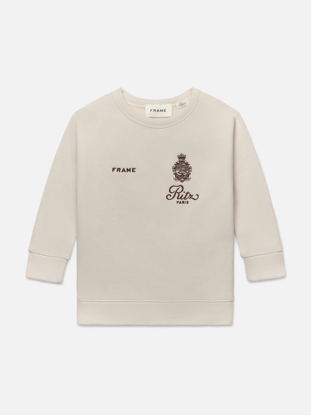 Ritz Kids’ Crewneck Sweatshirt — Cream – frme