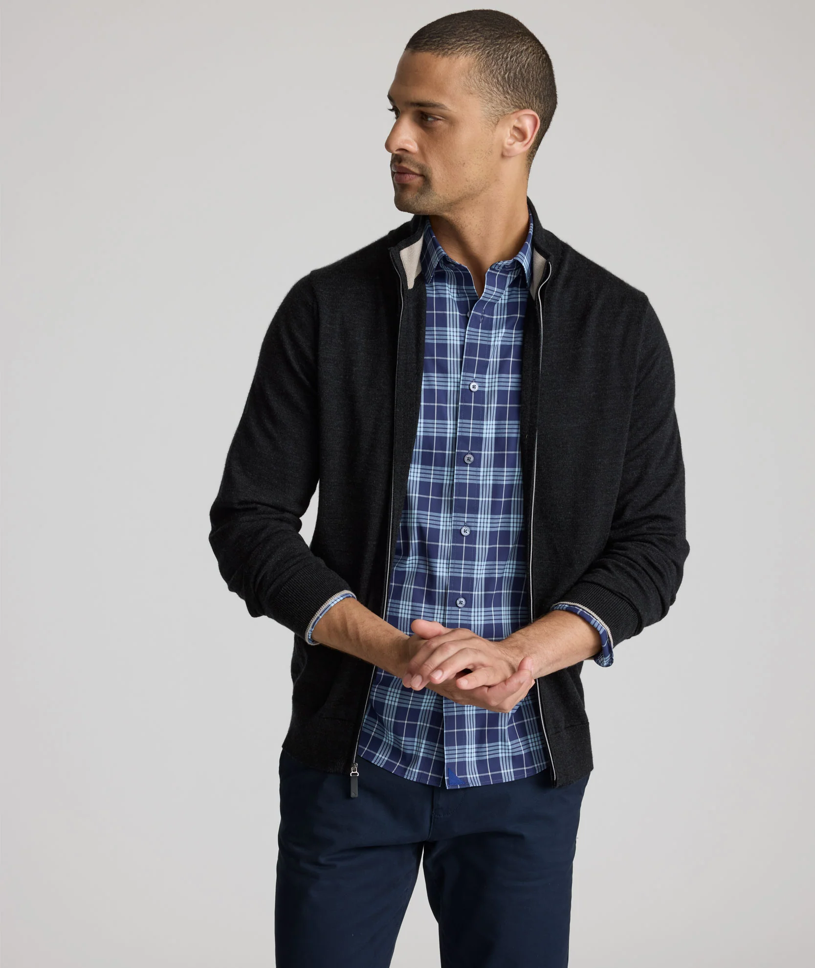 NATIVA™ Wool Full-Zip Sweater – unckt
