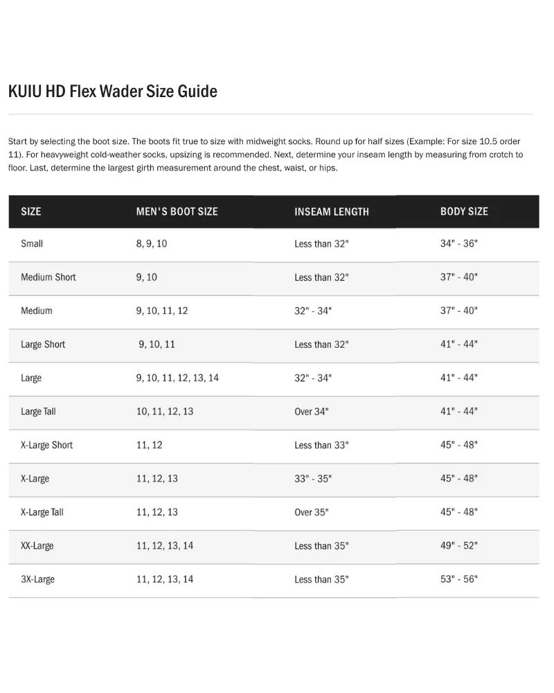 KUIU HD Flex Wader | Valo – kuui