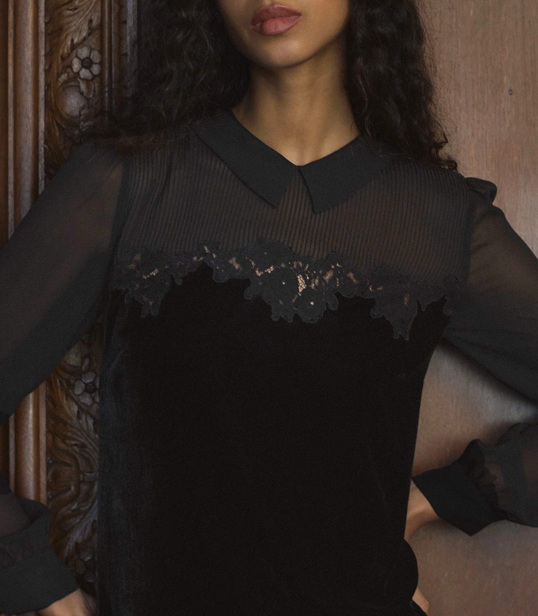 MADELYNNE DRESS — BLACK – den