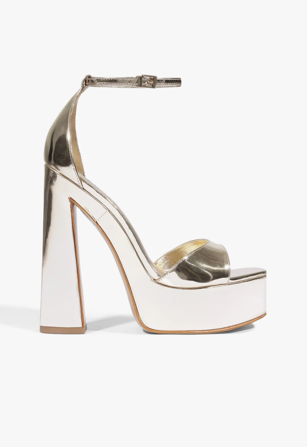 Tate Platform Metallic Sandal – shztc