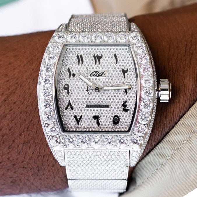 40MM Perennial Era® Watch Arabic- Fully Iced – gdel