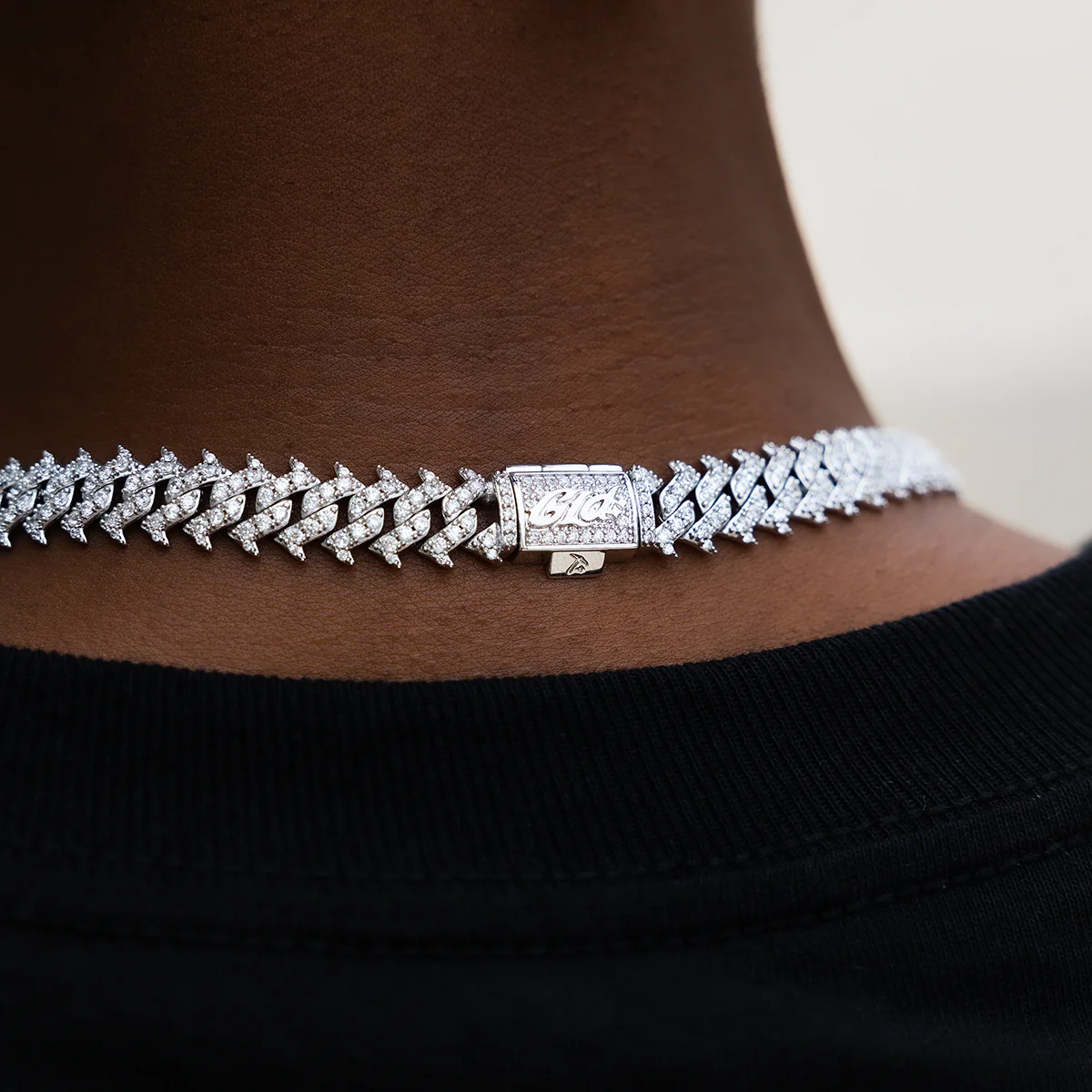 Iced Spiked Cuban Chain – gdel