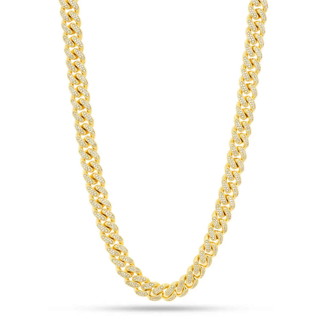 12mm Iced Miami Cuban Link Chain – kngbe