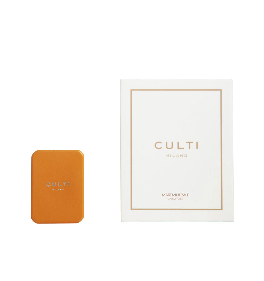 CULTI MILANO Car Diffuser Orange Leather – Mareminerale – sefar