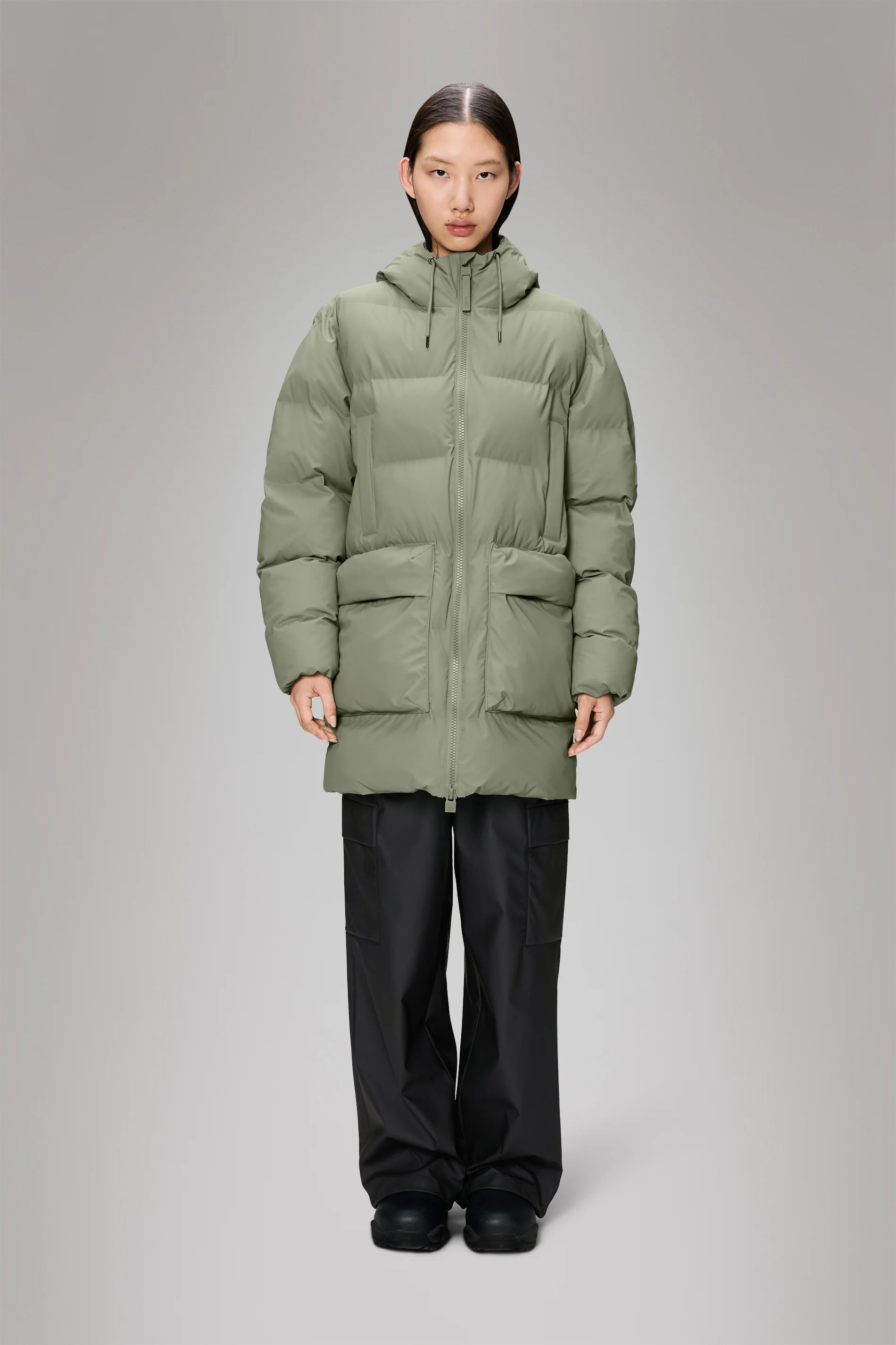 Alta Long Puffer Cargo Jacket – rinock
