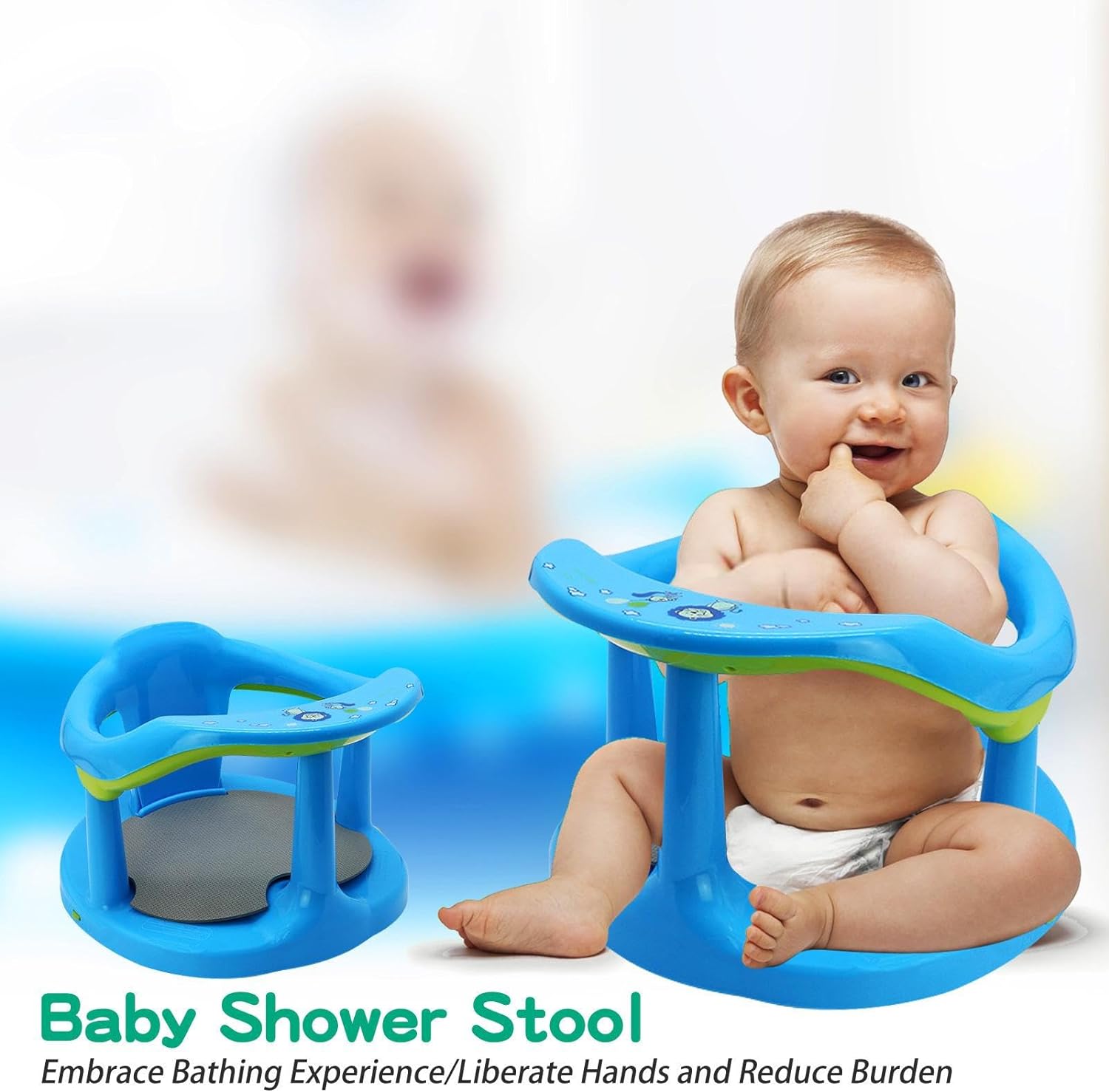 Baby Bath Seat PP Baby Shower Chair Non-Slip Bath Seat - Online Store