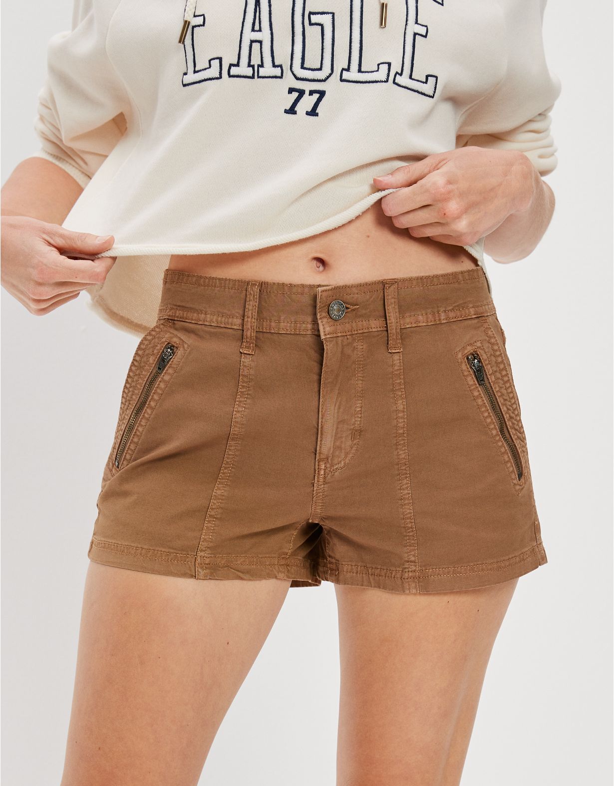 Snappy Stretch Low-Rise Short Short - Online Store